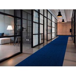 L&auml;ufer "MAGNUM, Made in Belgium", blau, B:100cm H:10,5mm L:400cm, Polypropylen (PP), PRIMAFLOR-IDEEN IN TEXTIL, Teppiche, Schmutzfangl&auml;ufer, Schmutzfangl&auml;ufer, Schmutzfangteppich, Schmutzmatte, rutschhemmend