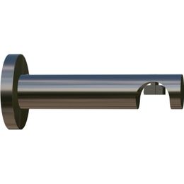Tr&auml;ger Indeko, silber (edelstahlfarben), &Oslash;:1,6cm, Gardinenstangenhalterungen, &oslash; 16 mm f&uuml;r Innenlaufsysteme