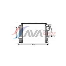 AVA CLEVER CHOICE Kondensator, Klimaanlage ka5134d f&uuml;r KIA