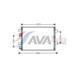 AVA QUALITY COOLING Kondensator, Klimaanlage rta5317 f&uuml;r DACIA RENAULT