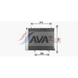 AVA QUALITY COOLING Kondensator, Klimaanlage sz5165d f&uuml;r Suzuki