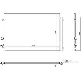 AVA QUALITY COOLING Kondensator, Klimaanlage vn5448d f&uuml;r MAN VW
