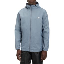 Regenjacke McKINLEY "HE.-REGENJACKE KEREOL V M", Herren, Gr. S, blau (blau petrol), Obermaterial: 100% Polyester, Jacken Regenjacke, sportlicher Stil, mit AQUAMAX-Technologie, winddicht, atmungsaktiv