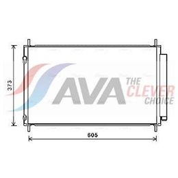 AVA QUALITY COOLING Kondensator, Klimaanlage to5708d f&uuml;r TOYOTA