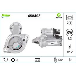 Valeo Starter 458403 f&uuml;r BMW (BRILLIANCE)