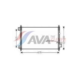 AVA QUALITY COOLING AVA CLEVER CHOICE Kondensator, Klimaanlage hd5229 f&uuml;r HONDA