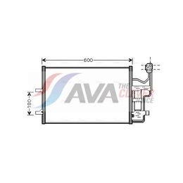 AVA QUALITY COOLING Kondensator, Klimaanlage mz5184d f&uuml;r MAZDA