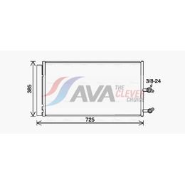 AVA QUALITY COOLING Kondensator, Klimaanlage vo5194d f&uuml;r Volvo
