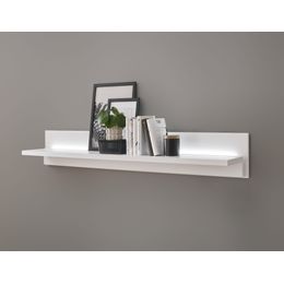 Wandboard Home Affaire "LONG ISLAND", wei&szlig;, B:150cm H:24cm T:24cm, FSC-zertifizierter Holzwerkstoff, Regale, Wandboard, in moderner Trendfarbe, inklusive Beleuchtung