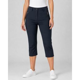 7/8-Hose DEPROC Active "KENORA Piratin 7/8", Damen, Gr. 36 (S), Normalgr&ouml;&szlig;en, navy, 97% Polyester; 3% Elasthan, Hosen 7/8-Hose, auch in Gro&szlig;en Gr&ouml;&szlig;en erh&auml;ltlich