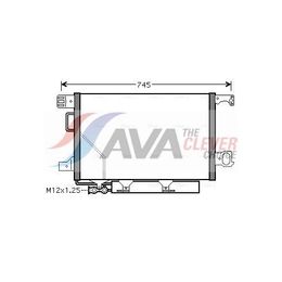 AVA QUALITY COOLING Kondensator, Klimaanlage ms5360d f&uuml;r Mercedes