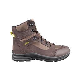 Wanderschuh SAFETY JOGGER WORKS "Siera", Damen, Gr. 42, braun (dunkelbraun), Obermaterial: 50% Textilmaterial TEXMAT. 50% Rindsleder Leather cow., Schuhe Wanderschuh