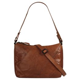 SPIKES & SPARROW Umh&auml;ngetasche SPIKES & SPARROW, Damen, Gr. B/H/T: 27cm x 20cm x 10cm onesize, braun (cognac), Leder, Taschen Umh&auml;ngetasche, echt Leder
