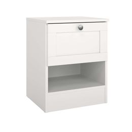 Nachtkommode Home Affaire "Billund, Nachttisch, mit 1 Schublade", wei&szlig;, B:40,2cm H:51,2cm T:36cm, Spanplatte, Sideboards, Modernes, elegantes Design und verschiedene Gr&ouml;&szlig;en & Varianten