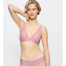 B&uuml;gel-BH Triumph "Aura Spotlight T WP", Damen, Gr. 85, Cup B, rosa (sunrose pink), Microtouch, Obermaterial: 60% Polyamid, 29% Polyester, 11% Elasthan, unifarben, BHs B&uuml;gel-BH, mit moderner Grafikspitze