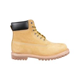 Wanderschuh SAFETY JOGGER WORKS "Everest", Damen, Gr. 41, braun (hellbraun), Obermaterial: 50% Rindsleder Leather cow. 50% Lammleder LEL., Schuhe Wanderschuh