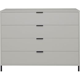 M&auml;usbacher Kommode M&Auml;USBACHER "Bonnie", grau (kreidegrau matt), B:119cm H:100cm T:45cm, Holzwerkstoff, Sideboards, Kommode, Kommode mit Quadratgestell