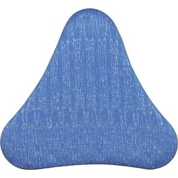 Topstar Hocker SITNESS H, Modell H1, mit Triangelsitz, Bezug blau-gemustert, Sohle blau