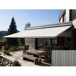 Kassettenmarkise Wismar "Classic S-Compact", grau (grau, schwarz), B:400cm, Polyacryl, Markisen, Breite: 400 cm, Ausfall: 250 cm