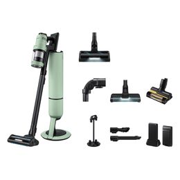 Samsung Akku-Handstaubsauger "BESPOKE AI Jet Ultra Akku+ CompleteClean, VS90F40EEM/WD", gr&uuml;n (satin mint), B:25cm H:103,6cm T:24,3cm, Akkusauger