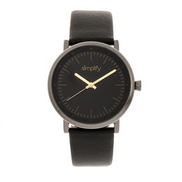 Vereinfachen Sie die 6200 Lederarmbanduhr