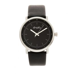 Vereinfachen Sie die 6200 Lederarmbanduhr