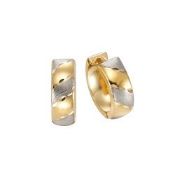 Diamonds by Ellen K. Fascination by Ellen K. Klappcreolen 585 Gold zweifarbig 15mm