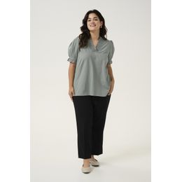 Kaffe Kurzarm-Bluse Regular fit Balsam Green