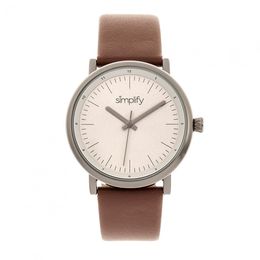 Vereinfachen Sie die 6200 Lederarmbanduhr