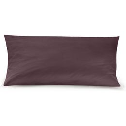 Kissenbezug Irisette "Paris 8000", rubin, B:80cm L:40cm, Mako-Satin, Obermaterial: 100% Baumwolle, Kissenbez&uuml;ge, Kissenbezug, Hochwertiger Premium Kissenbezug
