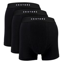 Castore 3er-Pack Herren Baumwoll-Boxershorts Weich Bequem St&uuml;tzend Unterw&auml;sche