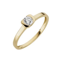 OROLINO Ring 333/- Gelbgold glanz synth. Zirkonia
