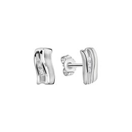 ZEEme Basic Ohrstecker 925/- Sterling Silber rhodiniert Zirkonia