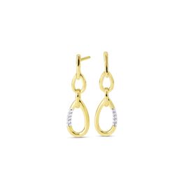 OROLINO Ohrringe Gold 585 mit 8x Brillant zus. 0,03ct.