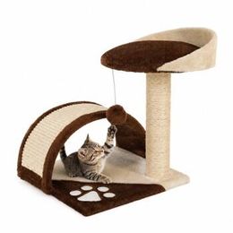 Lionto Kratzbaum H&ouml;he 43 cm braun/ beige