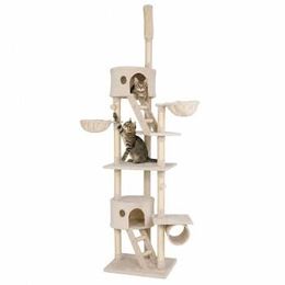 Lionto Kratzbaum XXL, H&ouml;henverstellbar (230 - 250 cm) beige