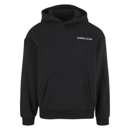 Kapuzensweatshirt "Upscale by Mister Tee Part Of The Club Fluffy Hoody", Herren, Gr. XL, schwarz, 70% Baumwolle, 30% Polyester, UPSCALE BY MISTER TEE, bedruckt, Sweatshirts