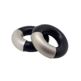 DeMarie Ohrringe 925 Sterling Silber Kautschuk