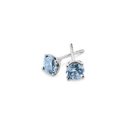 OROLINO Ohrringe Gold 585 mit 2x Blautopas (beh.) Sky blue