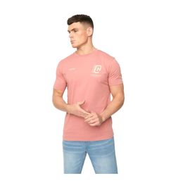CrossHatch - "Morville" T-Shirt f&uuml;r Herren, Baumwolle (Pink)