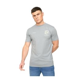 CrossHatch - "Morville" T-Shirt f&uuml;r Herren, Baumwolle (Stahlblau)