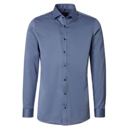 Businesshemd Venti "Venti Businesshemd extra langer Arm 72cm uni", Herren, Gr. 38, Normalgr&ouml;&szlig;en, blau, 100% Baumwolle, unifarben, sehr figurbetont, Hemden
