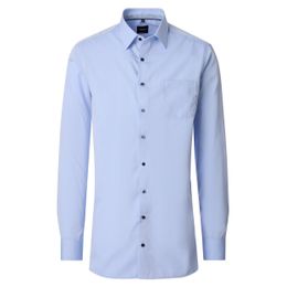 Businesshemd Venti "Venti Businesshemd extra langer Arm 72cm uni", Herren, Gr. 40, Normalgr&ouml;&szlig;en, blau, 100% Baumwolle, unifarben, comfort fit, Hemden