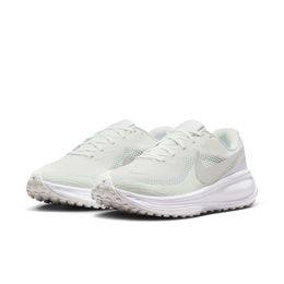 Laufschuh Nike "Revolution 8", Damen, Gr. 37,5, sanftes wei&szlig;, metallic silber, barely gr&uuml;n, Synthetik, Textil, Schuhe Laufschuh