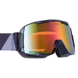 Griz UV400 Ski- und Snowboardbrille mit Anti-Fog-Spiegel hydrophober Doppel-Linse