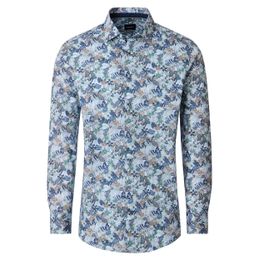 Businesshemd Venti "Venti Businesshemd Print", Herren, Gr. 39, Normalgr&ouml;&szlig;en, gr&uuml;n, 100% Baumwolle, bedruckt, comfort fit, Hemden