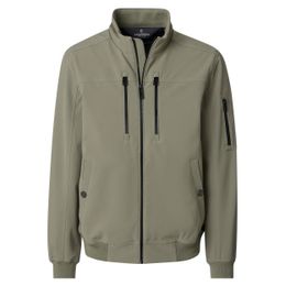 Blouson Casamoda "Casamoda Softshell Blouson uni", Herren, Gr. L, gr&uuml;n, 92% Polyester, 8% Elasthan, Jacken Blouson