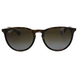 Ray-Ban Sonnenbrille Erika 4171 710/T5 Tortoise & Gunmetal Braun Gradient Polarisiert