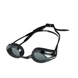 arena - "Tracks" Transparent Schwimmbrille f&uuml;r Herren/Damen Unisex (Rauch-Grau/Schwarz)
