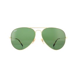 Ray-Ban Aviator Mens Gold Grey Gradient Aviator RB3025 Lunettes de soleil